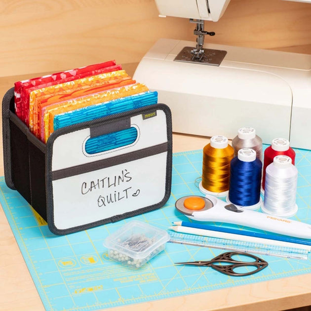 Mini Foldable Storage Box Cube Organizer by Meori -White Board | Orenco ...