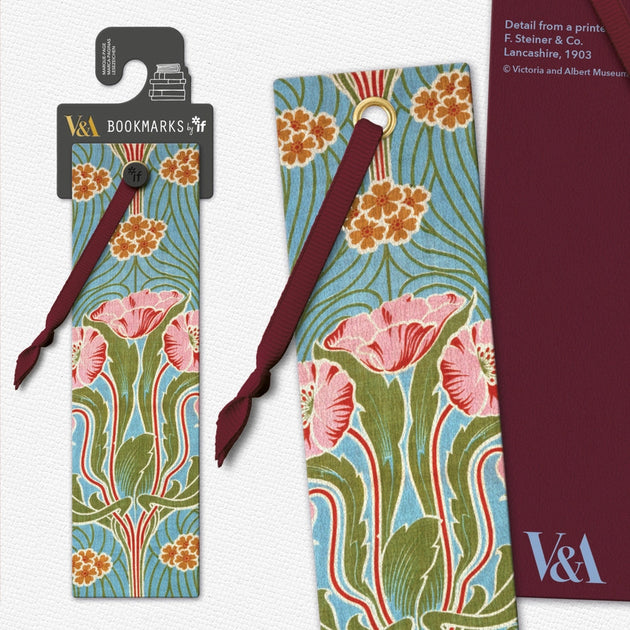 Steiner Poppies V&A Bookmark Bookmark By If USA | Orenco Originals LLC