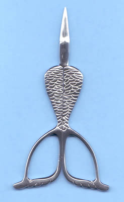Kelmscott Design's Mermaid Scissors-SILVER | Orenco Originals LLC