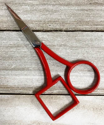 Kelmscott Design's Circle Square Scissors -RED | Orenco Originals LLC