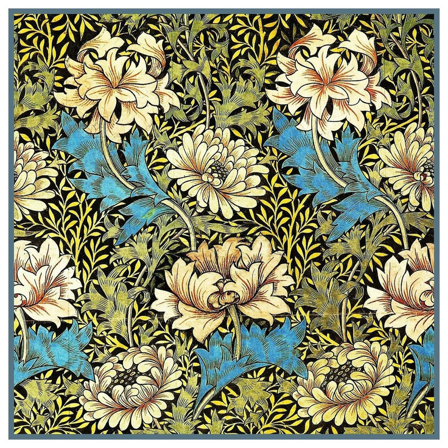 chrysanthemum flower pattern